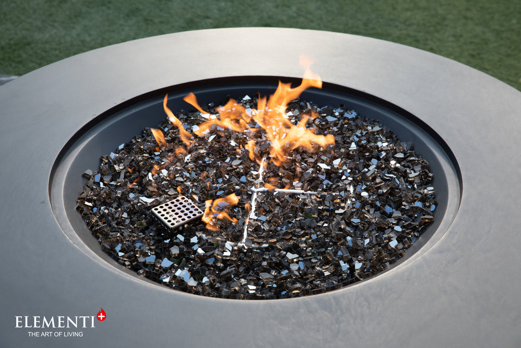 Elementi Plus OFG414DG Nimes Concrete Outdoor Fire Table – Willow Creek Designs