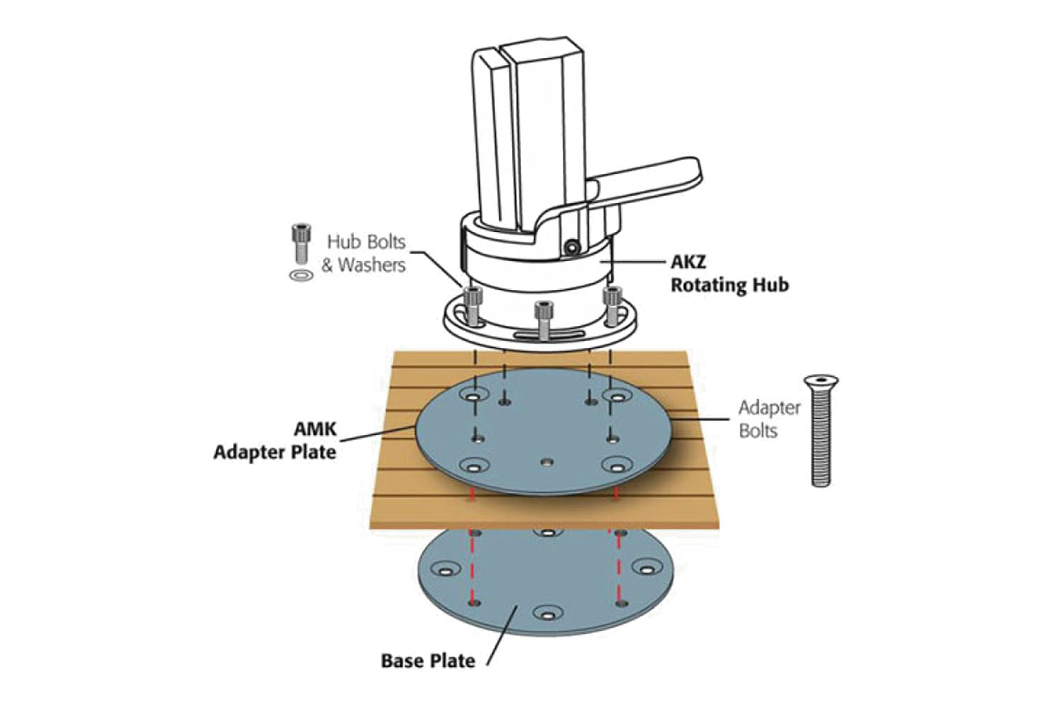 Treasure Garden AKZ Cantilever Mount Kit – Willow Creek Designs