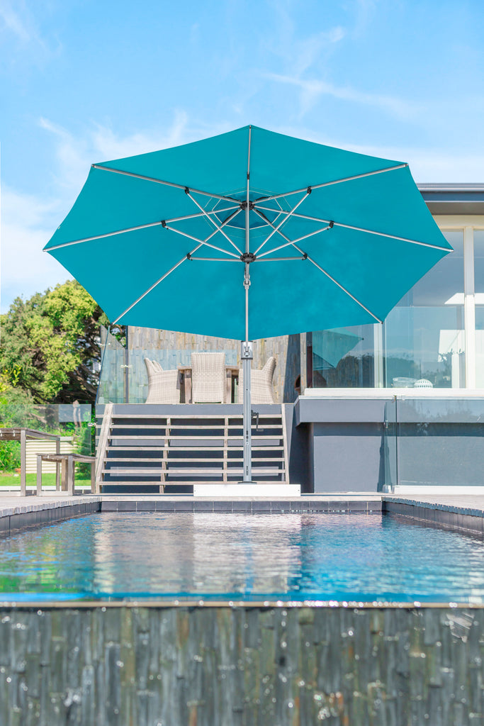 Frankford 880ECU 13' Eclipse Crank Lift Cantilever Outdoor Market Umbr ...