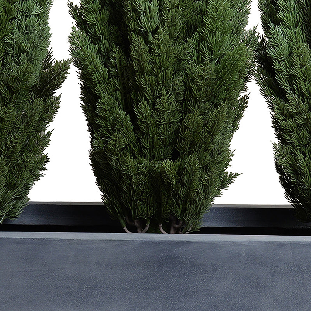 Enduraleaf Italian Cypress Set in 45"Planter – Willow Creek Designs