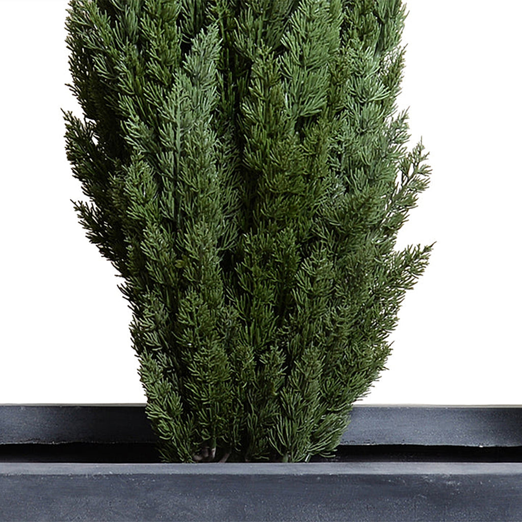 Enduraleaf Italian Cypress Set in 65" Planter – Willow Creek Designs