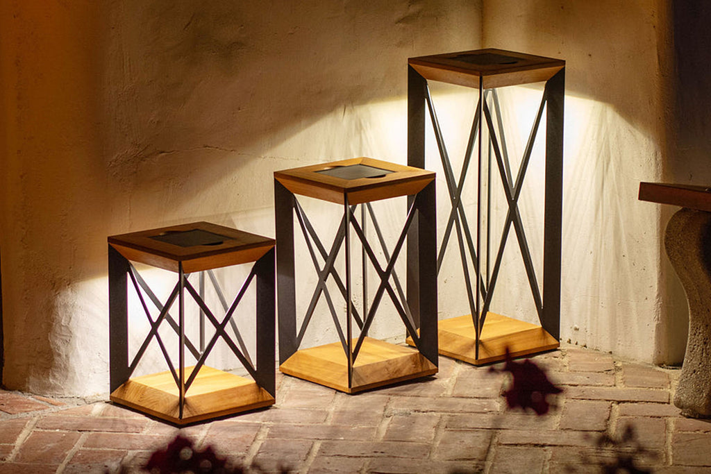 Les Jardins Soho Outdoor Solar LED Lantern – Willow Creek Designs